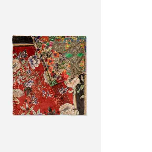 Johnny Was | Holiday | Johnny Was Blanket Royal Crane Red Bird Cozy ...